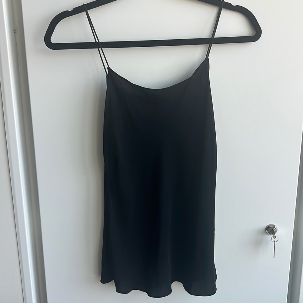 Theory Teah Black Strapless Top - Gem